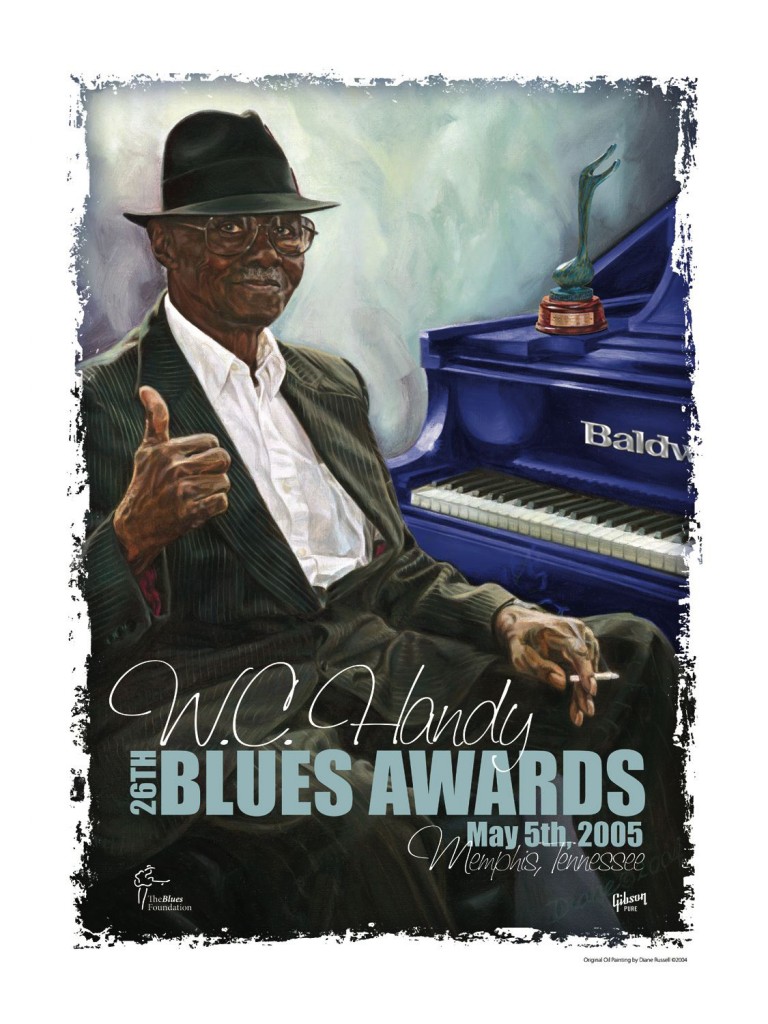26th Annual WC Handy Blues Awards Poster - Diane Russell Art - Fine Art ...